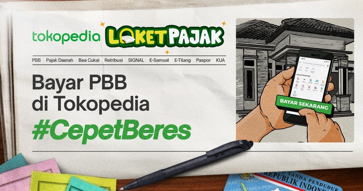 PBB Online - Bayar Pajak Bumi Bangunan Mudah & Resmi | Tokopedia